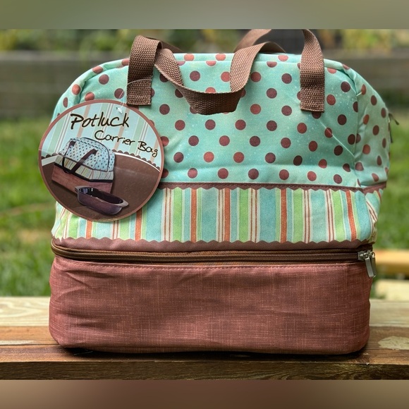 Potluck | Kitchen | Deluxe Insulated Potluck Carrier Bag With Ceramic ...